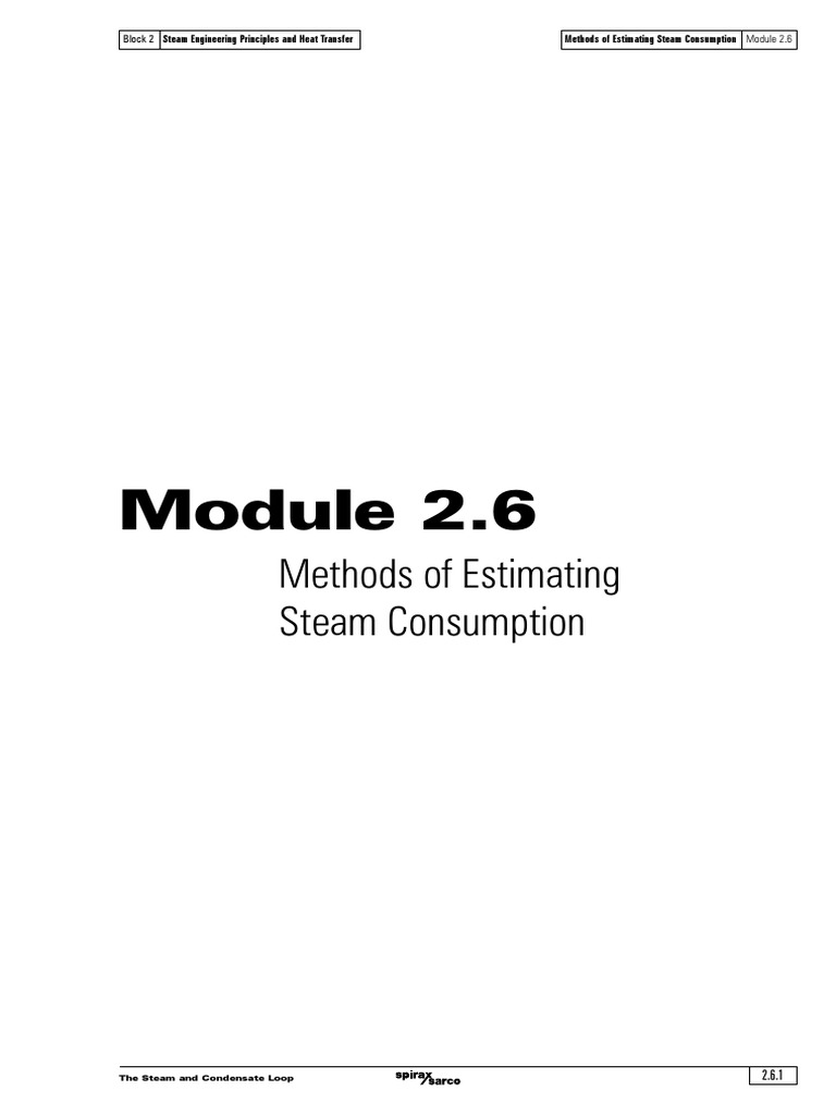 Steam Consumption Calculation | PDF | Heat Exchanger | Heat Transfer