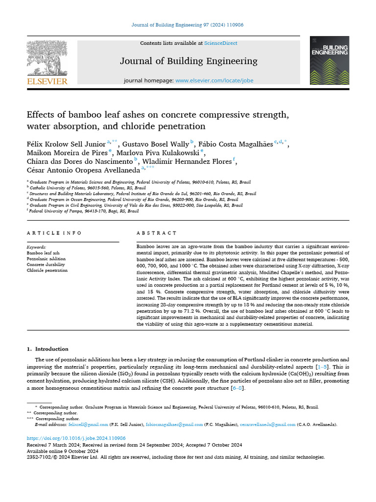 Artigo JOBE cinza de folha de bambu - Félix Krolow Sell Junior | PDF ...