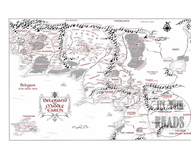 Mapa de Beleriand | PDF