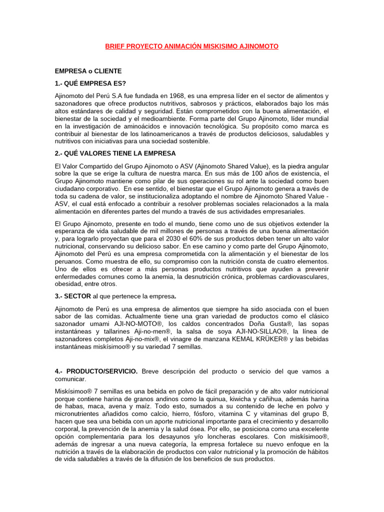 Bebida Nutritiva Miskísimoo® 7 Semillas | PDF | Alimentos | Nutrición