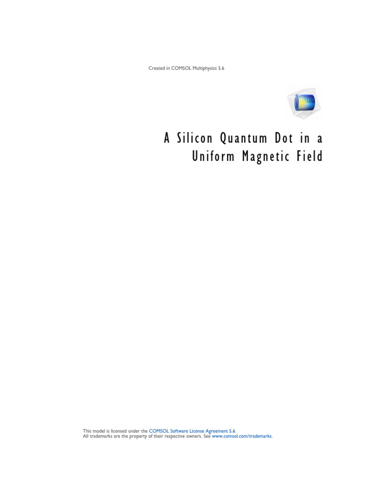 Semicond - Si Quantum Dot | PDF | Hamiltonian (Quantum Mechanics) | Wave Function