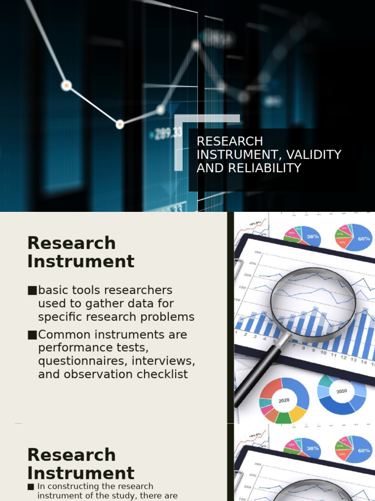 Research Instrument, Validity and Reliability | PDF | Validity (Statistics) | Methodology