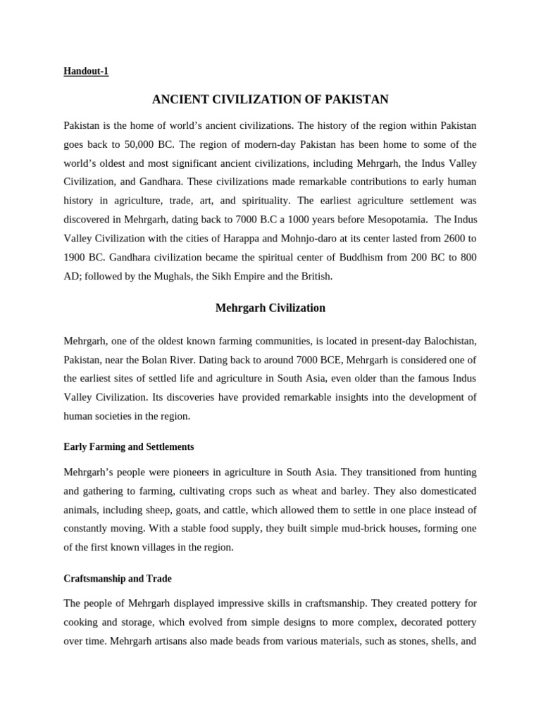 Indus River: Cradle of Early Civilizations | PDF