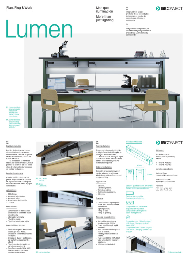 IBConnect Lumen ES | PDF | Equipo eléctrico | Componentes eléctricos