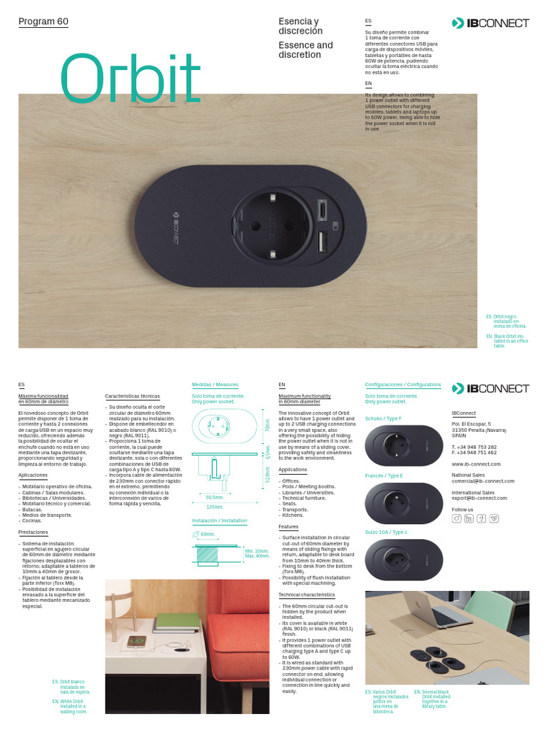 IBConnect Orbit ES | PDF | USB | Tableta