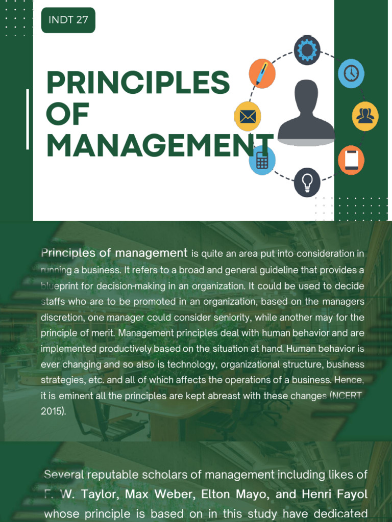 PRINCIPLES OF MNGT | PDF