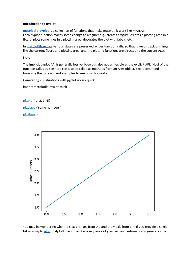 Introduction to pyplot-unit-05 | PDF | String (Computer Science) | Function (Mathematics)