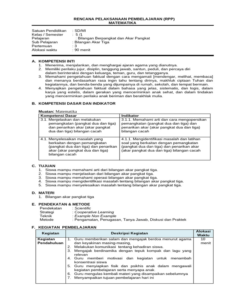 Akar Pangkat Tiga | PDF