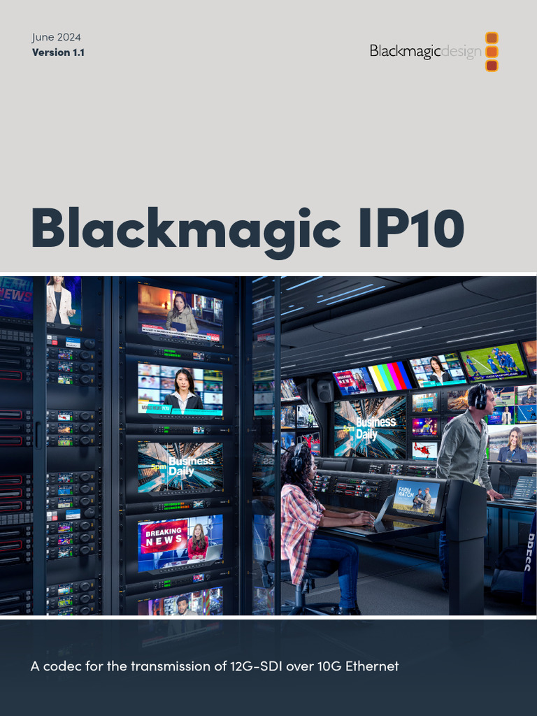 Blackmagic IP10 Codec v1.1 | PDF | Data Compression | Codec