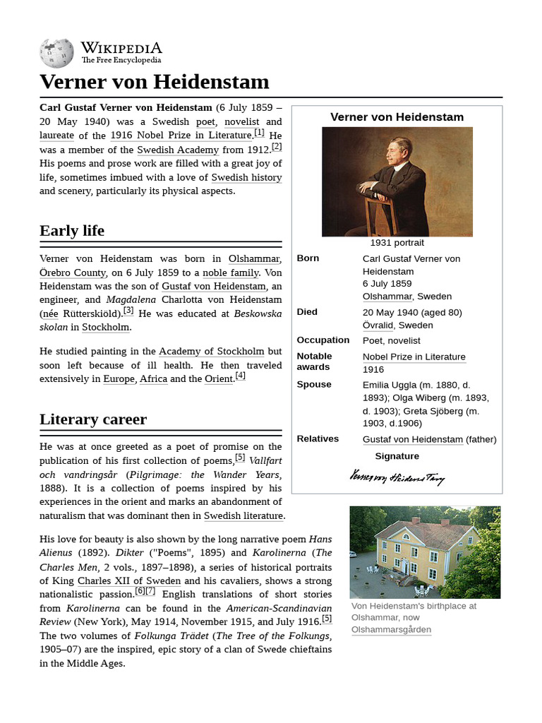 Verner_von_Heidenstam | PDF
