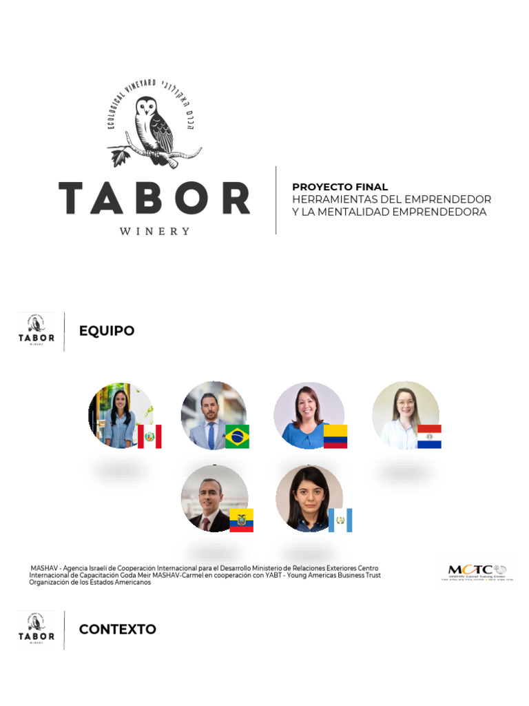 Presentación - Grupo Tabor | PDF | Pequeñas y medianas empresas | Iniciativa empresarial