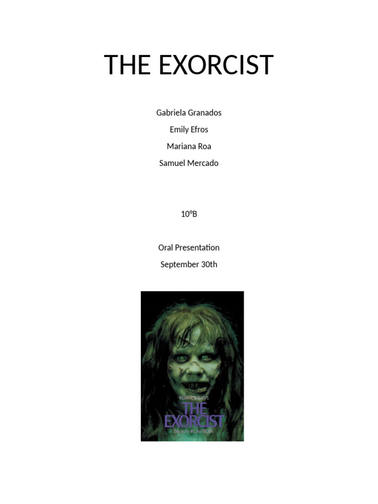The Exorcist | PDF