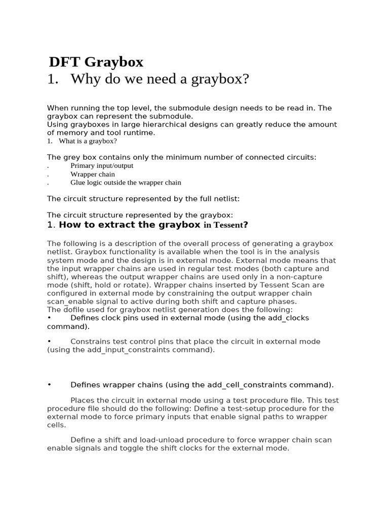 DFT Graybox | PDF | Computer Engineering | Software Engineering
