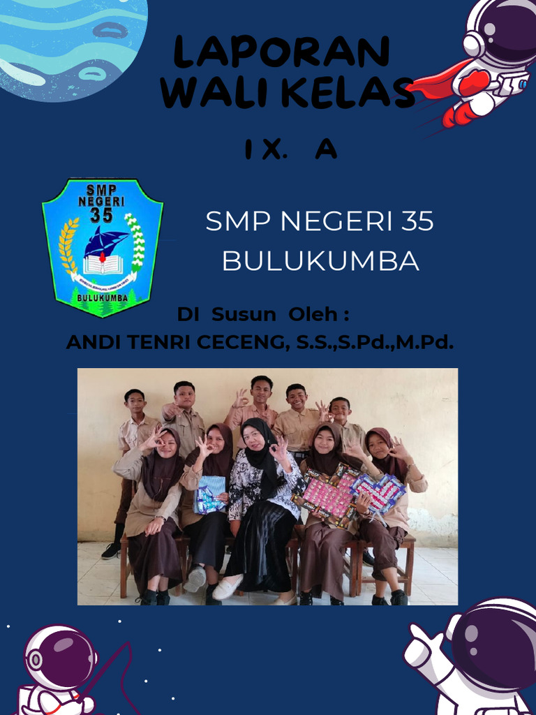 Laporan Wali Kelas 9a-Andi Tenri Ceceng | PDF