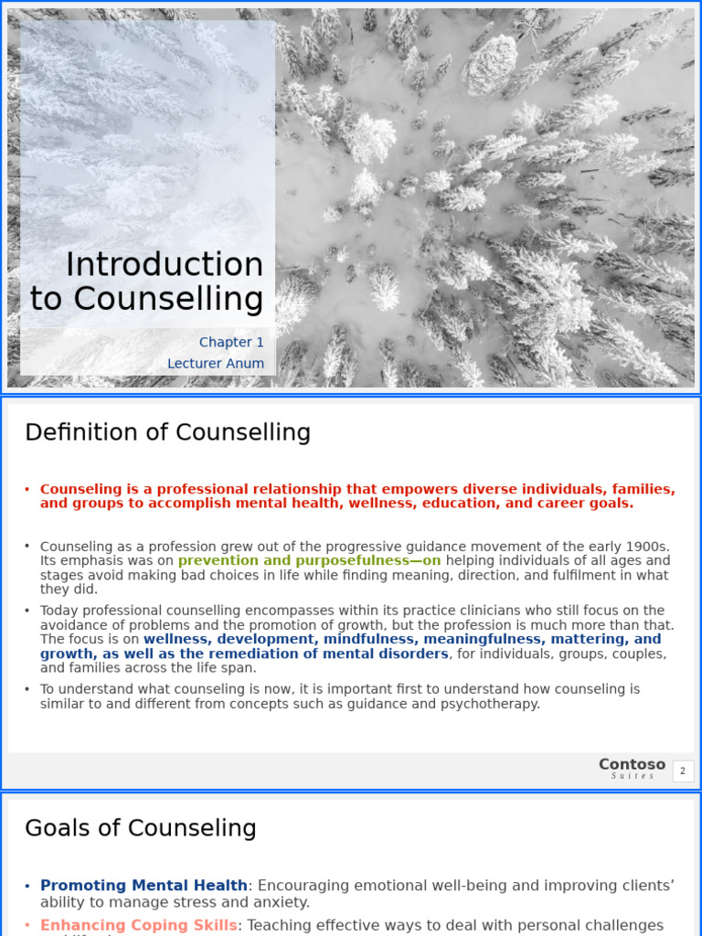 Introduction To Counselling | PDF | Psychotherapy | Mental Health