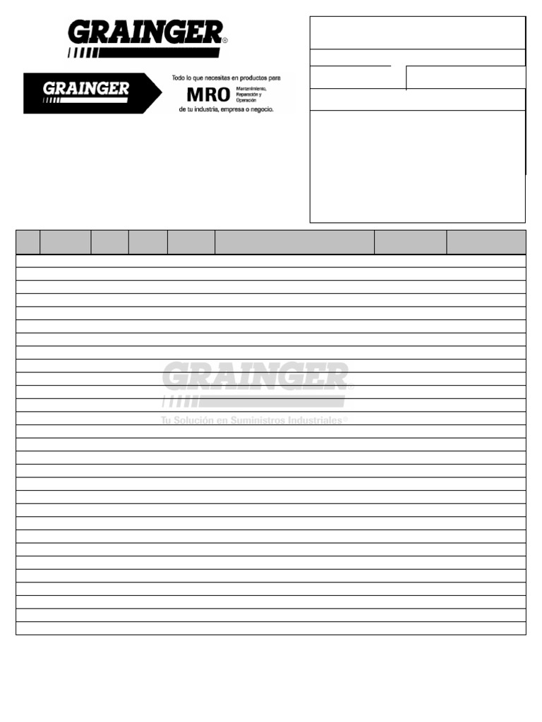 Grainger tools | PDF