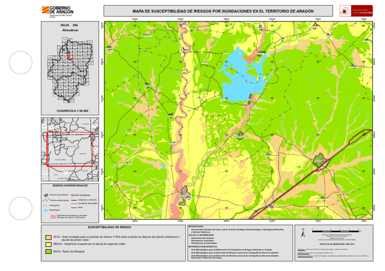 Mapa de Riesgo de Inundaciones Aragón | PDF