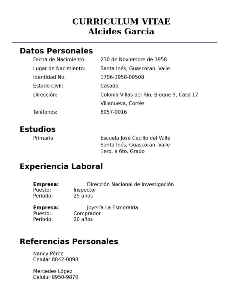 Alcides Garcia | PDF