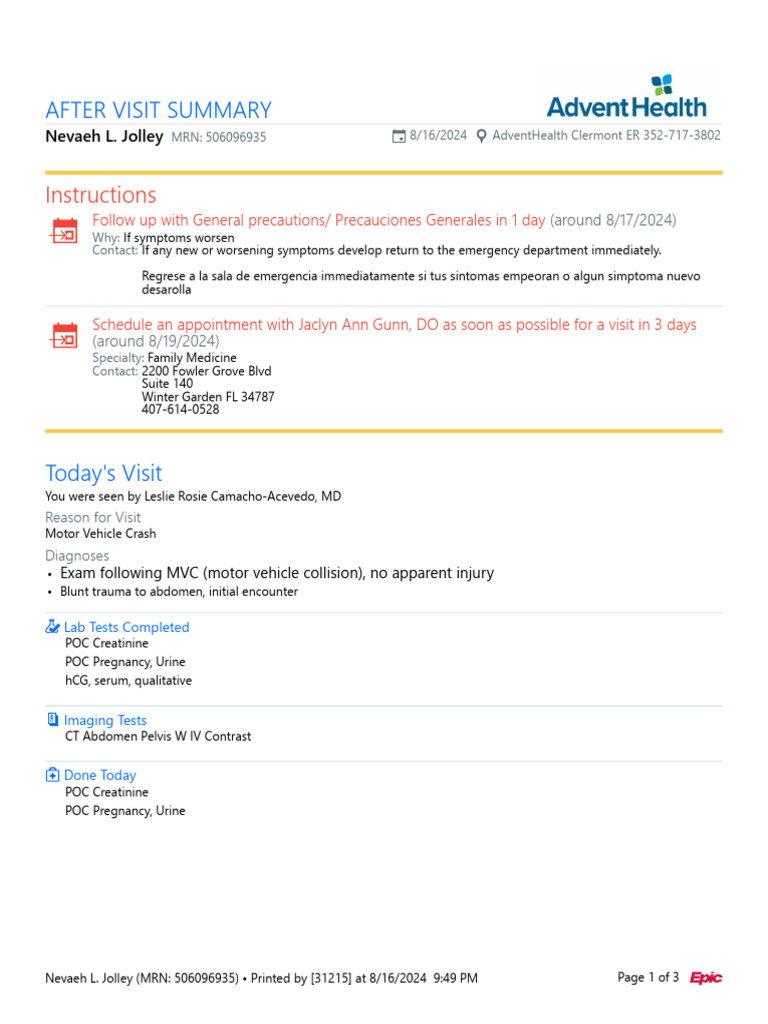 Avs | PDF | Causes Of Death | Clinical Medicine