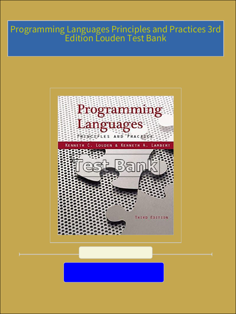 Download Study Resources for Programming Languages Principles and ... Download Study Resources for Programming Languages Principles and ...