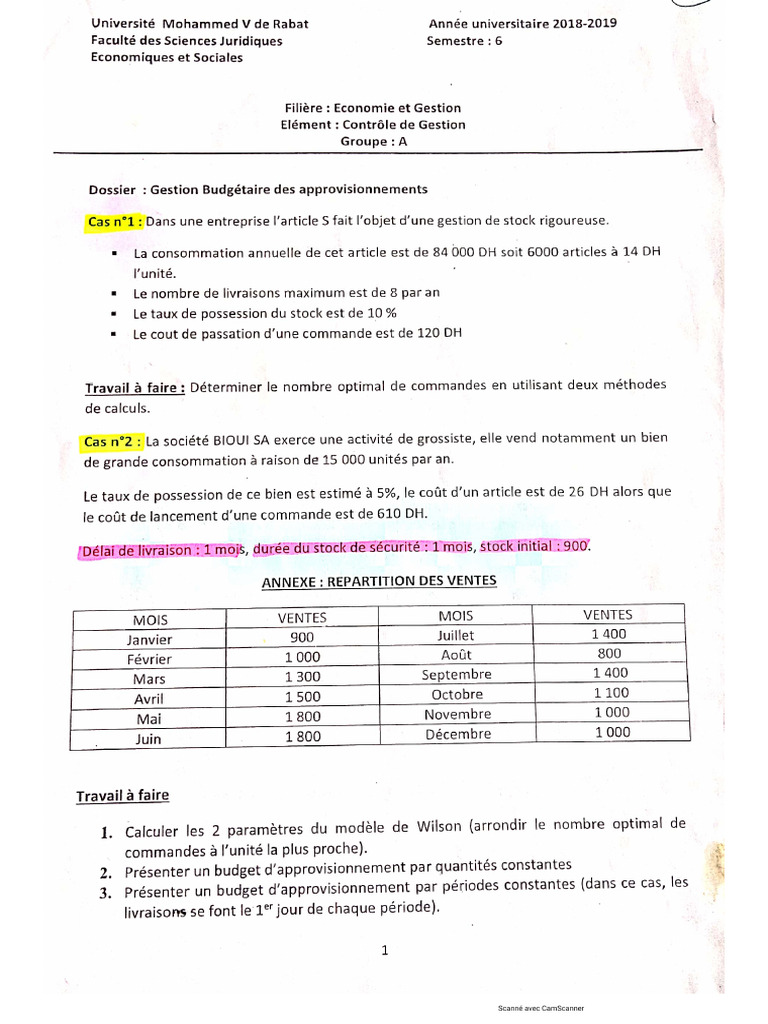 CDG-Approvisionnements | PDF