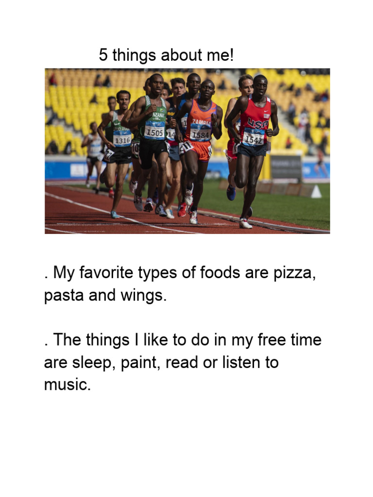 5 Things About Me | PDF