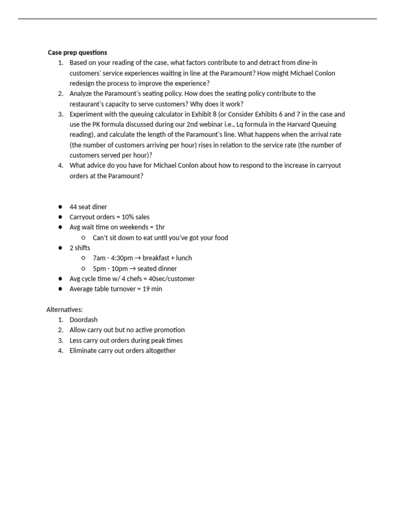 Paramount - Case Solution 1 | PDF