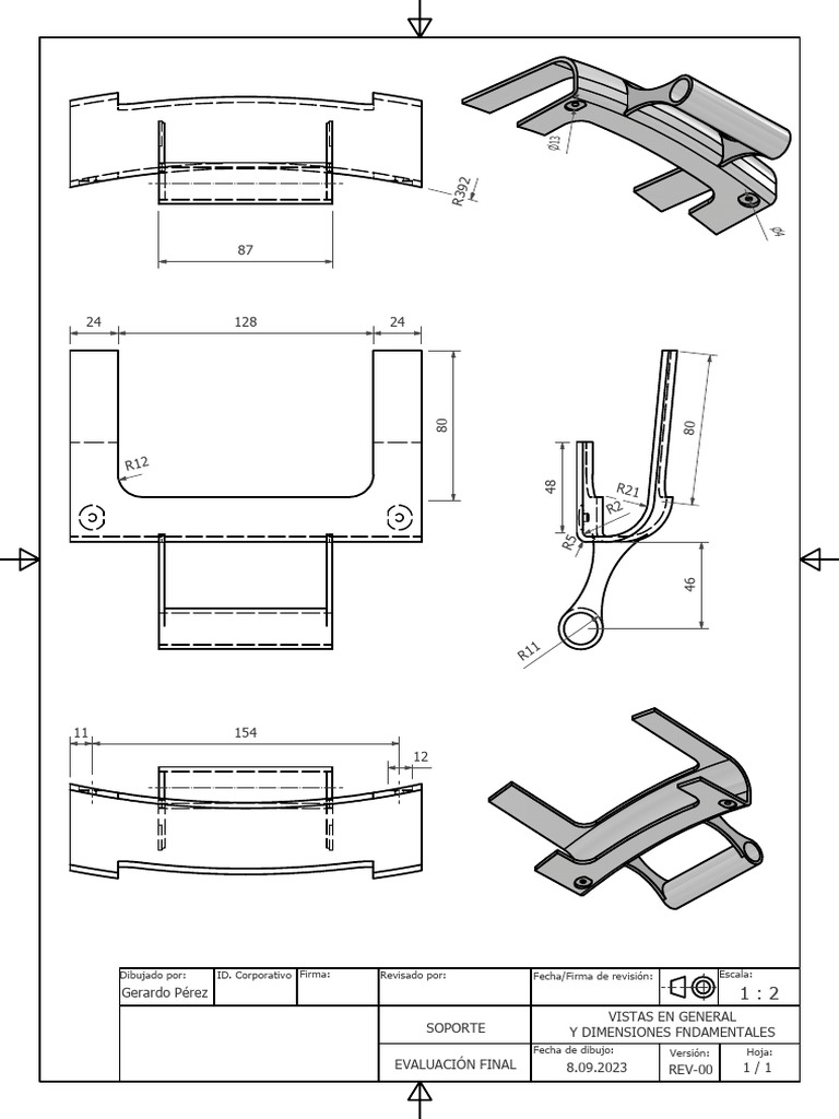 0 PLANO SOPORTE | PDF