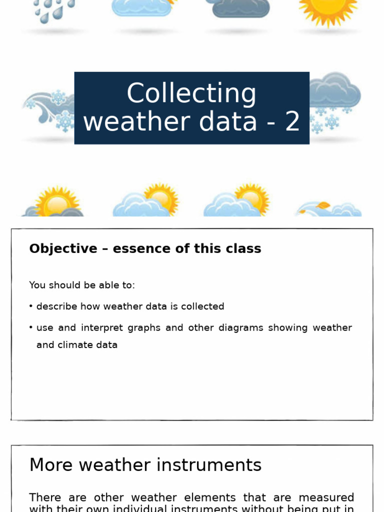 Collecting Weather Data - 2 | PDF | Cloud | Contour Line