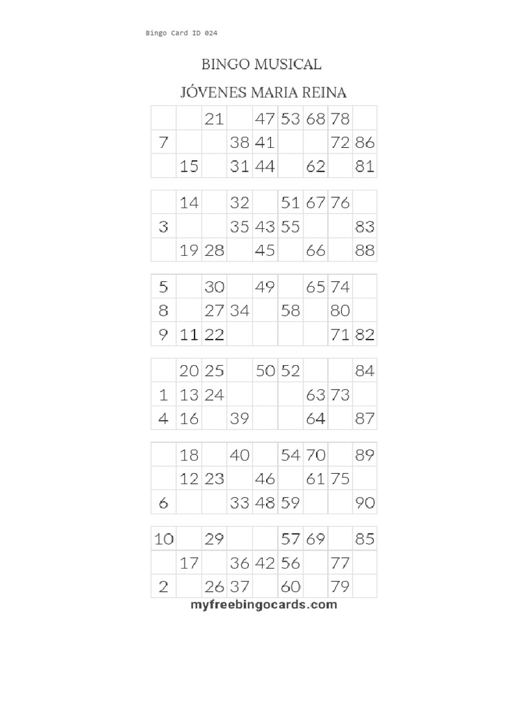 BINGO 7 | PDF