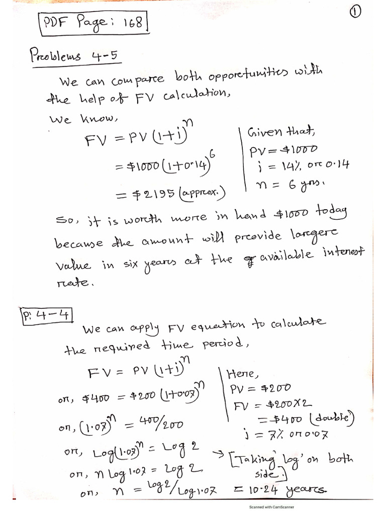 TVM Solutions 2nd Part | PDF