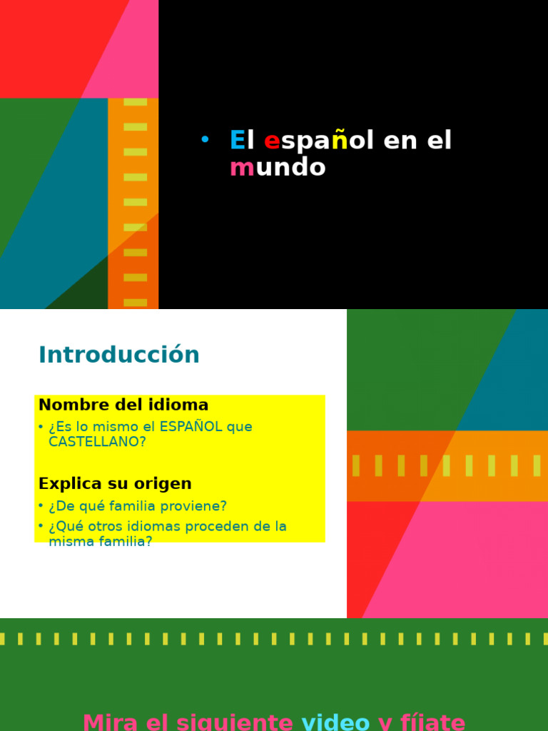 Español en El Mundo | PDF | Lengua española | Américas