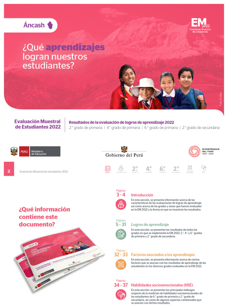 Reporte_Digital_DRE_Ancash | PDF | Educación primaria | Evaluación
