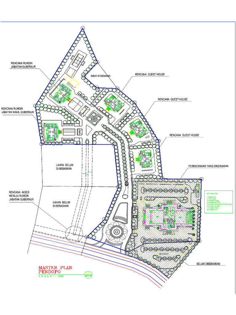 Masterplan Pendopo Gubernur -Model | PDF