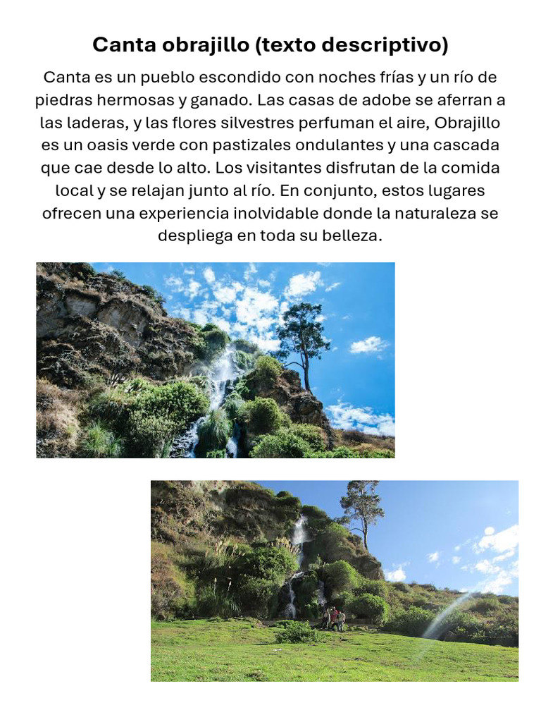 Canta Obrajillo | PDF