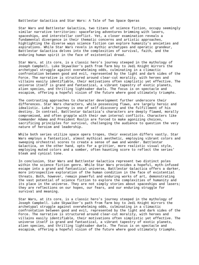 Checking Essay 3 | PDF | Star Wars | Hero