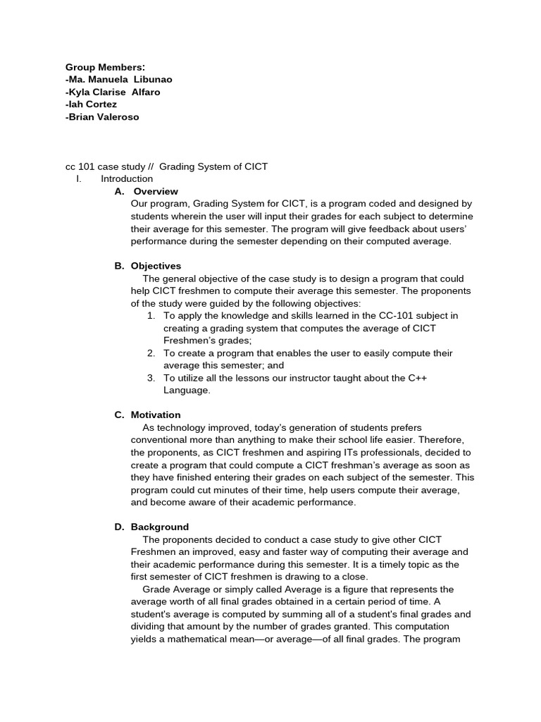 Case-study (1) | PDF | Software Engineering | Computer Science