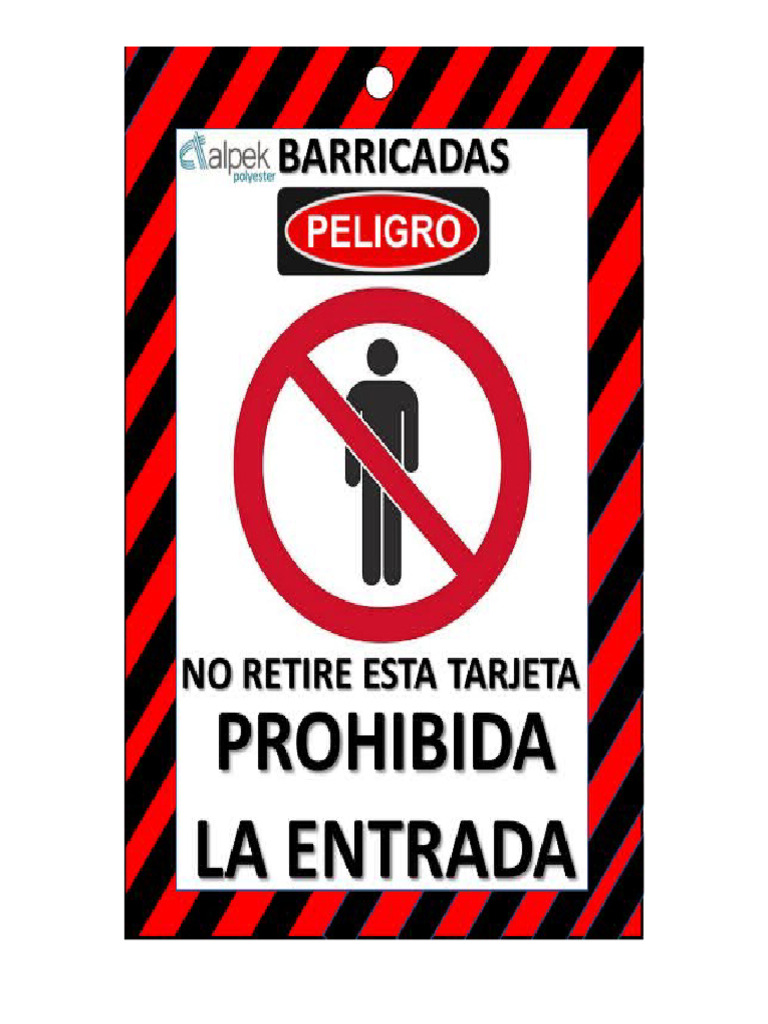 Barricada Peligro | PDF