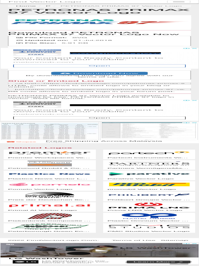 Petronas Primax 97 Vector Logo - (.SVG + .PNG) | PDF
