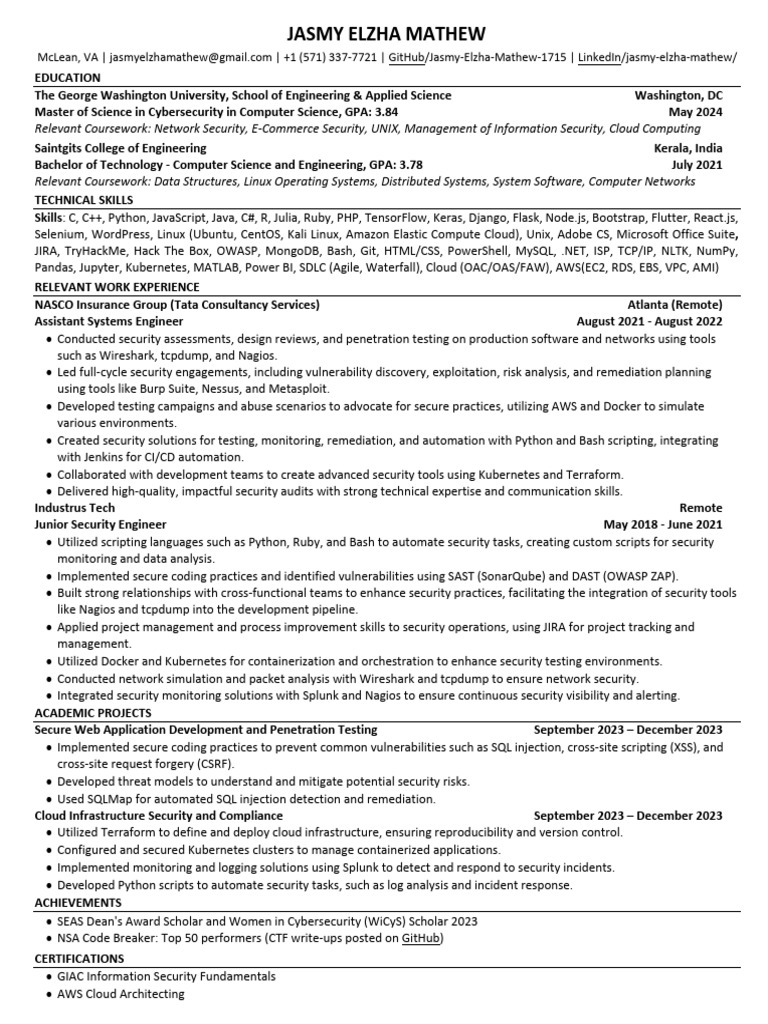 Jasmy Sec Engineer | PDF | Computer Security | Security Jasmy Sec Engineer | PDF | Computer Security | Security