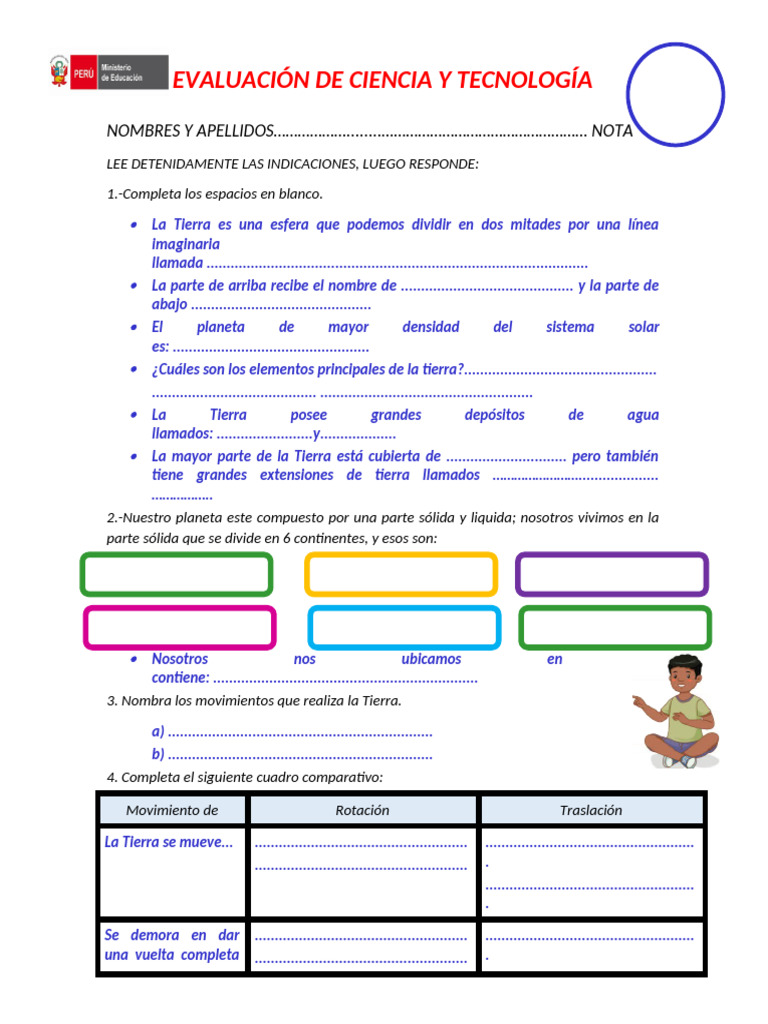 3 y 4° CIENCIA Y TECNOLOGÍA | PDF | Planetas | Júpiter