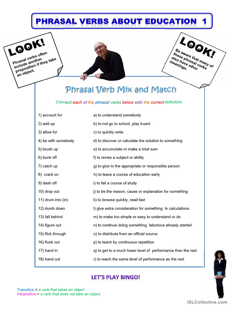 Phrasal Verbs About Education | PDF