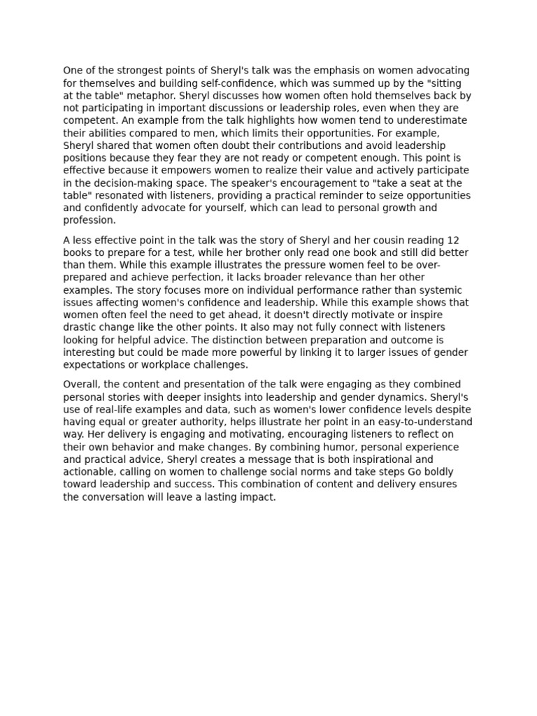Finish Rough Draft of Critique of A Recorded Speech Again | PDF ...