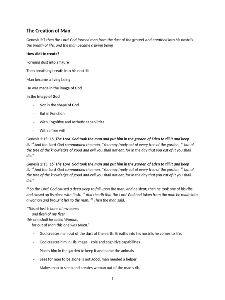 Genesis 3 Fall of Humankind | PDF | Original Sin | Adam