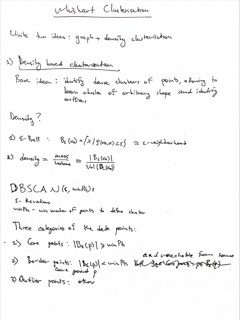 4.DBSCAN WishartClusterization PredictiveClustering | PDF