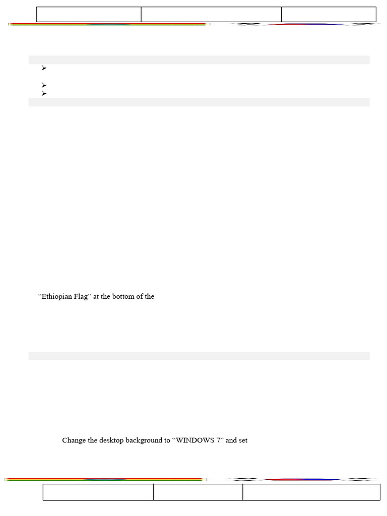 Windows Skill Assessment | PDF | Window (Computing) | Graphical User Interfaces