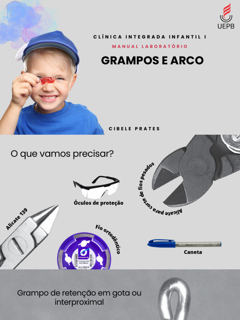 Tipos de Grampos, Molas, Arcos e Grade (Capa de Livro) | PDF | Dente humano