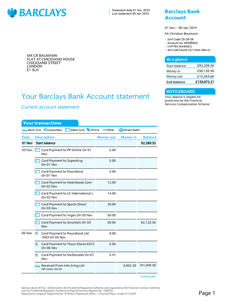 649040936-Statement (2) | PDF | Overdraft | Banking