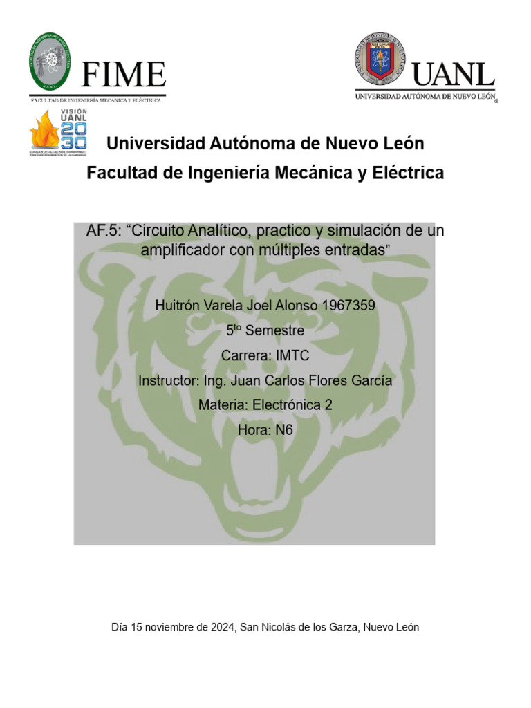 Elec2 - Joel Huitron Af5 | PDF
