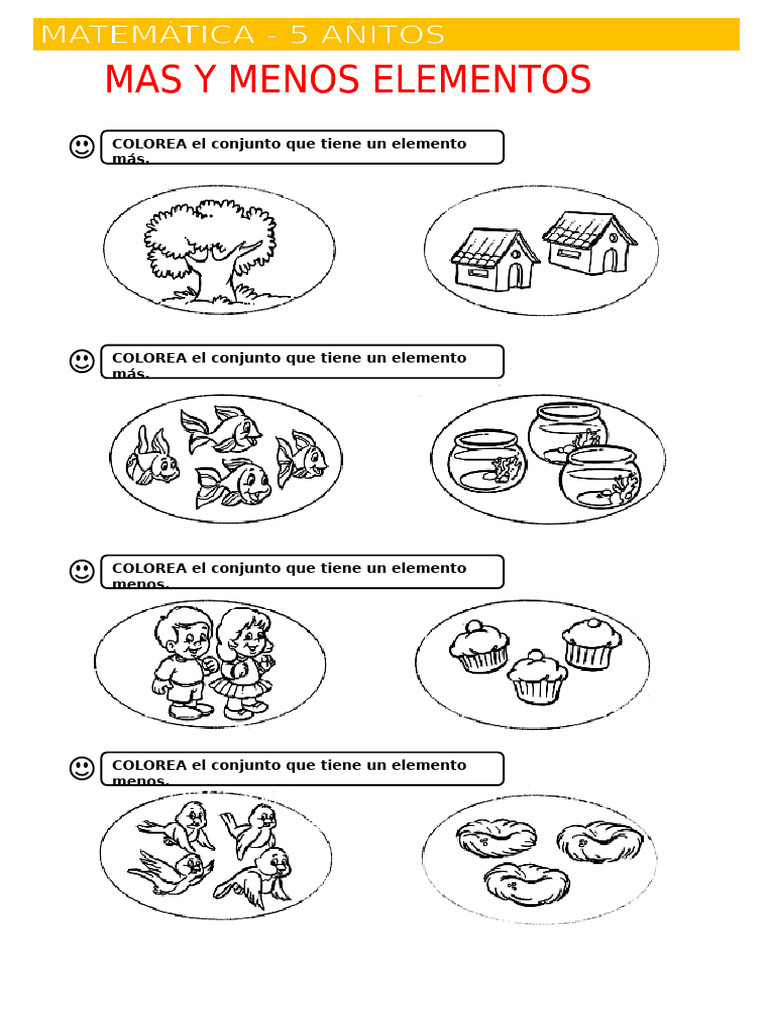 Actividades de Conjuntos para Niños | PDF